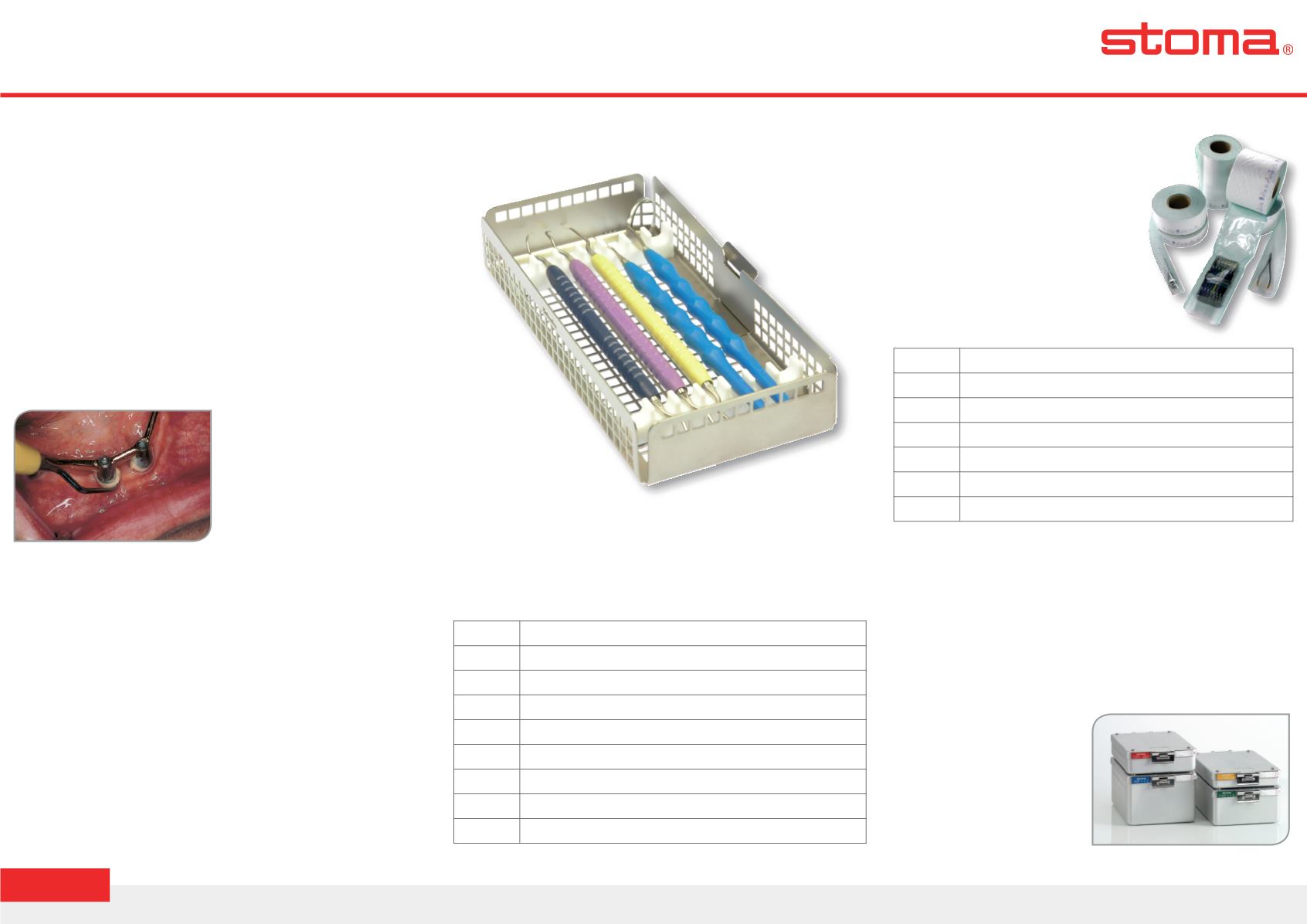 stoma® innovation Titanium Mini Curette Set EN
